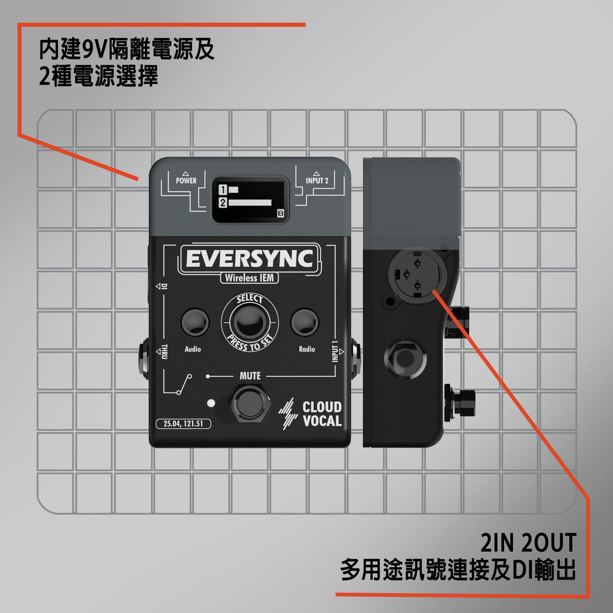 EverSync IEM 無線監聽 - 樂團版